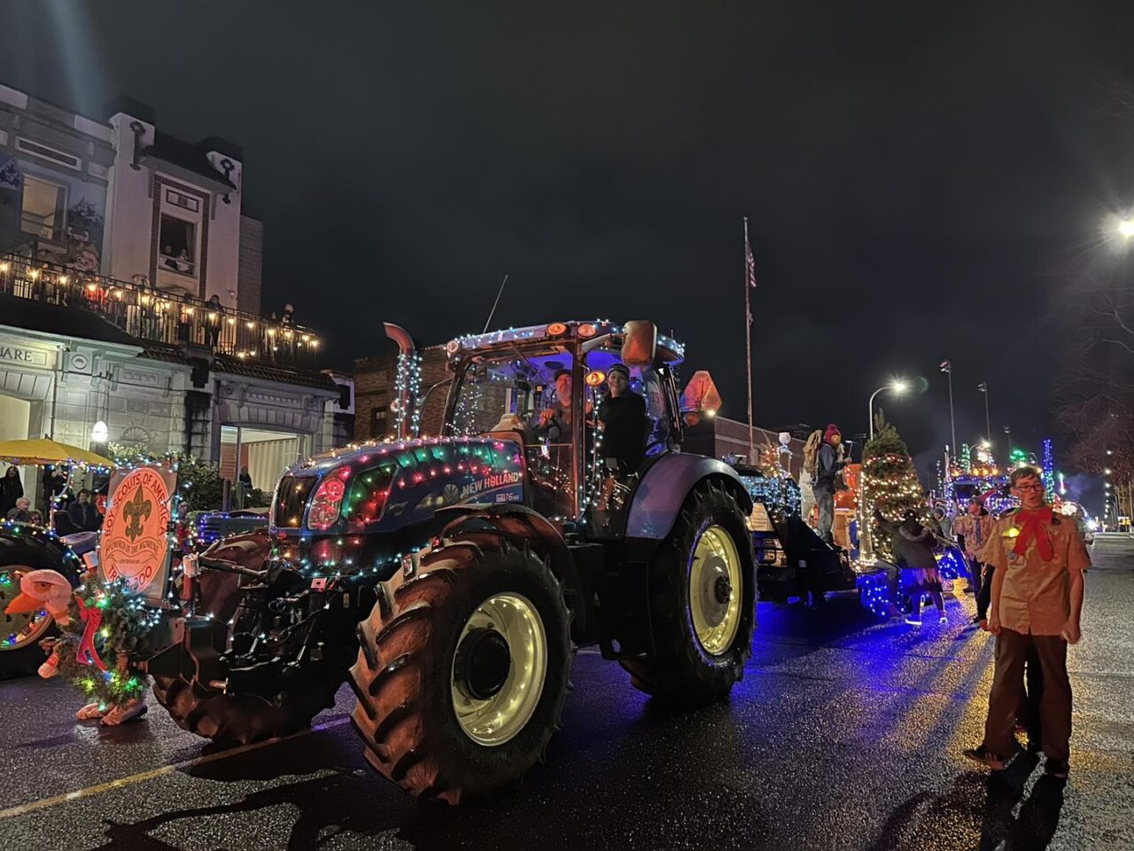 Centralia Shines Bright at the Lighted Tractor Parade - Discover Lewis ...